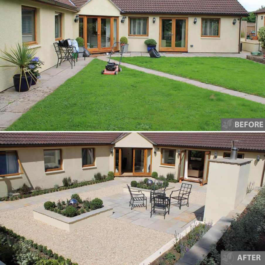 Sunken Courtyard Garden - Outerspace