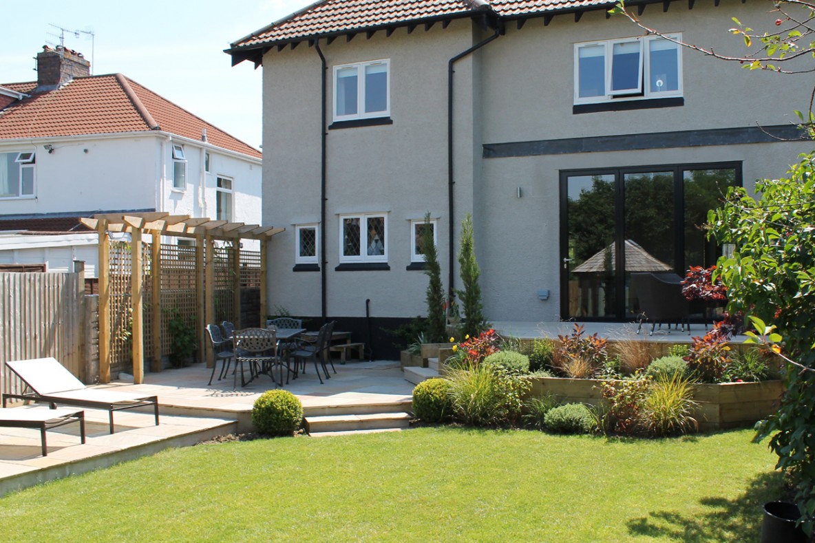 Family Back Garden - Outerspace