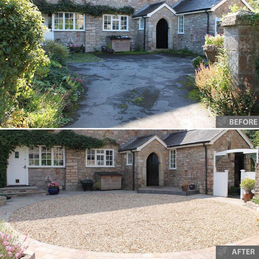 Courtyard Front Garden & Driveway - Outerspace