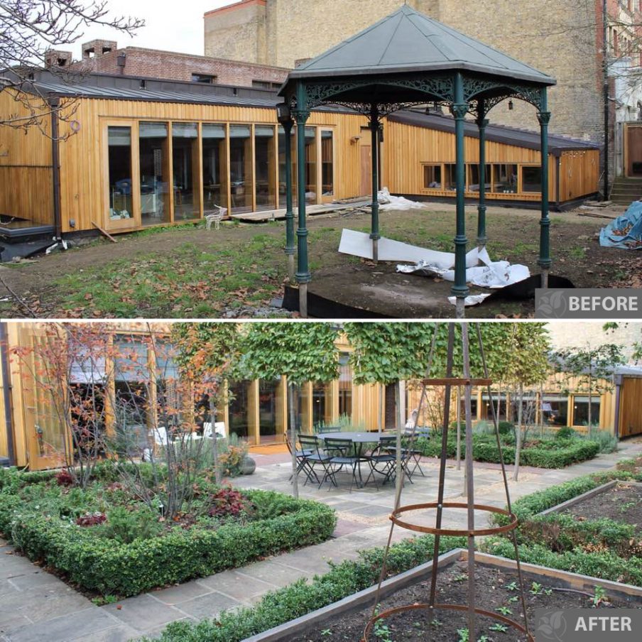 London Courtyard Garden - Outerspace